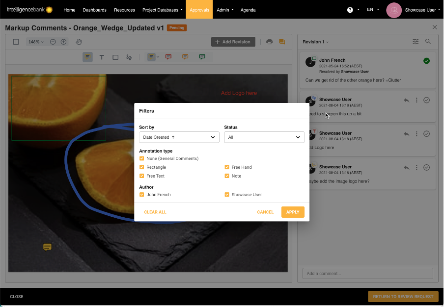 Proofing and Approvals – New Features - IntelligenceBank
