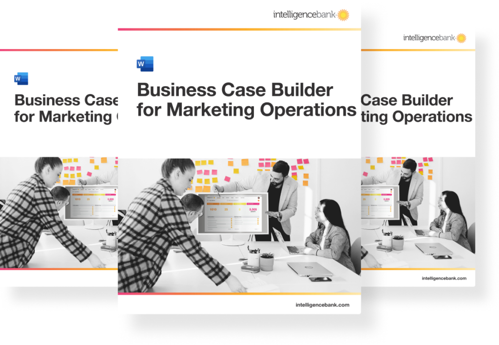 Marketing Operations Software Business Case Builder- IntelligenceBank